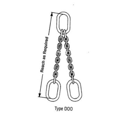 Alloy Chain Slings Double with Links Only - Lift Solutions Holdings